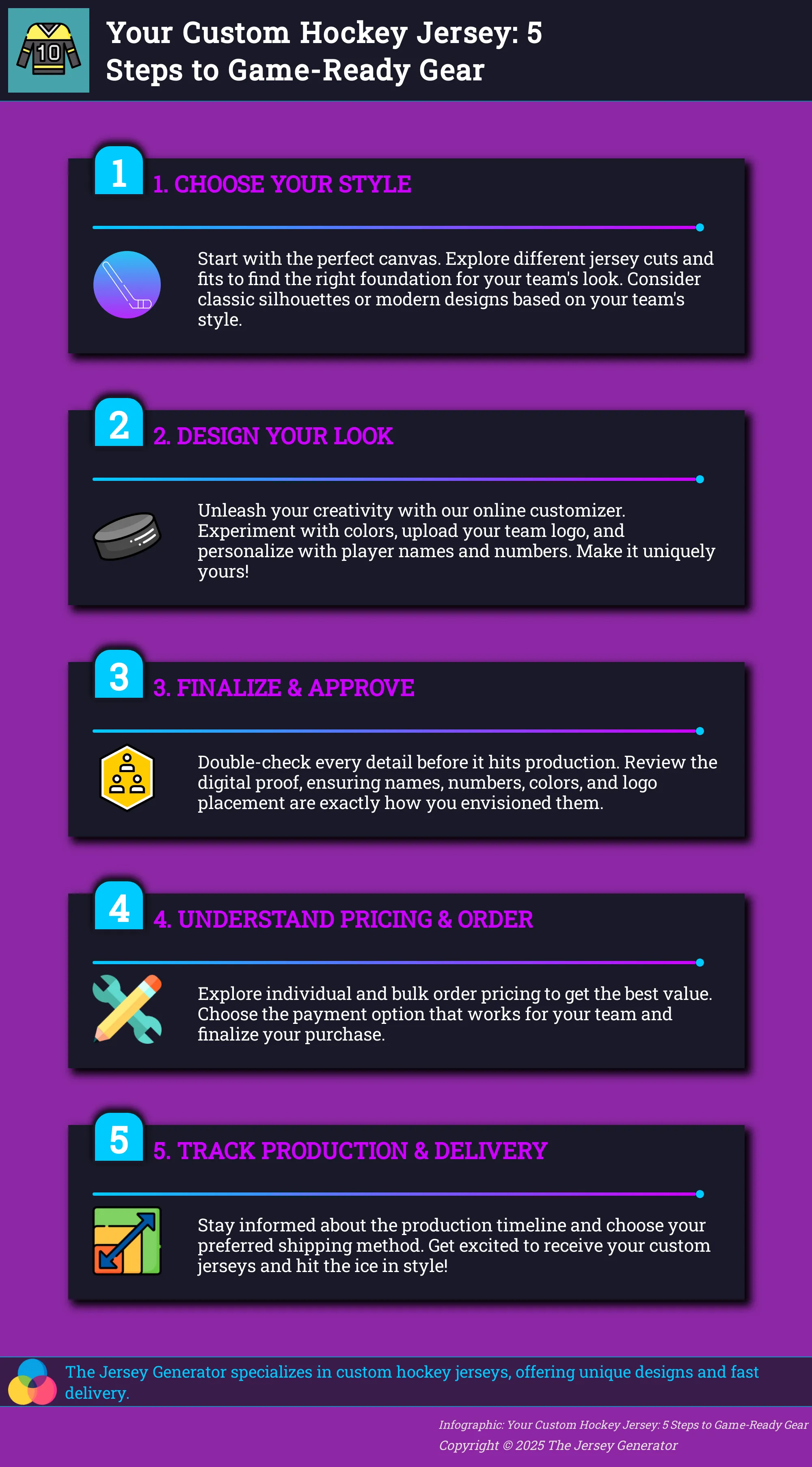 The Ultimate Guide to Custom Hockey Shirts - The Jersey Generator