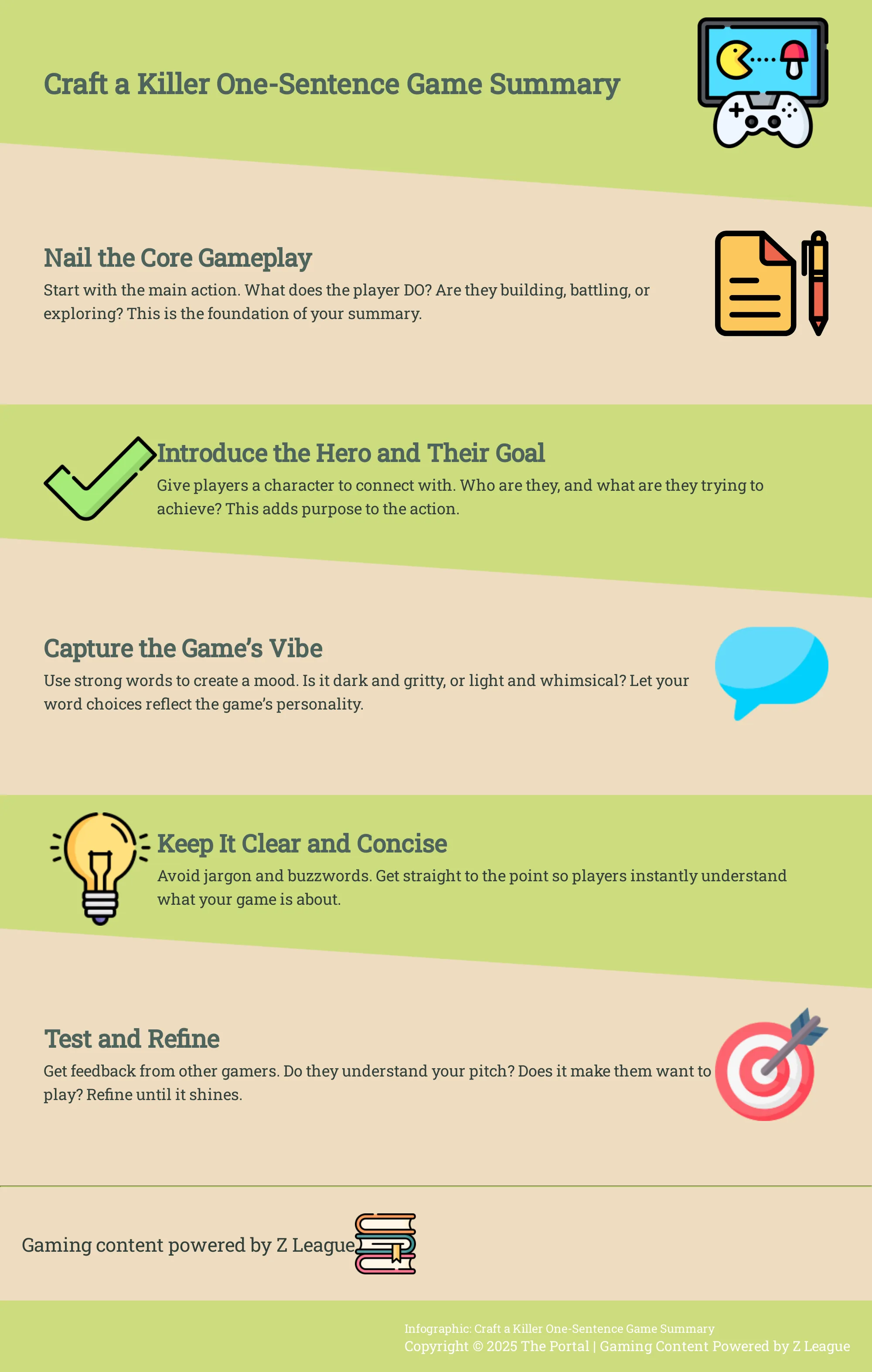 How to Write a Killer One-Sentence Game Summary